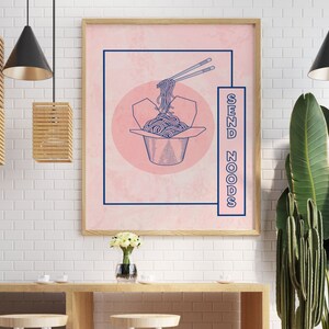 Ramen Noodles Poster Send Noods Poster Noodles Lover Print - Etsy