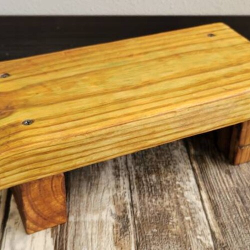 Rustic Wooden Step Stool - Etsy