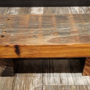Rustic Wooden Step Stool - Etsy