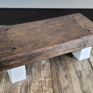 Rustic Wooden Step Stool - Etsy