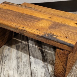 Rustic Wooden 2 Step Step-stool - Etsy