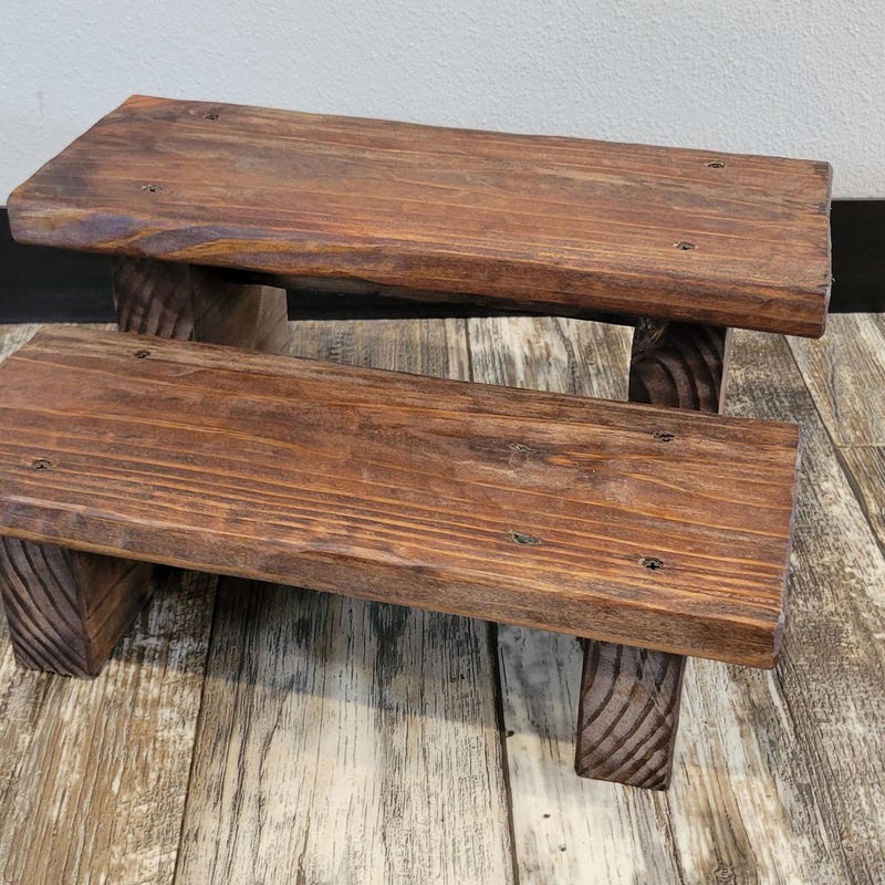 Rustic Stool - Etsy