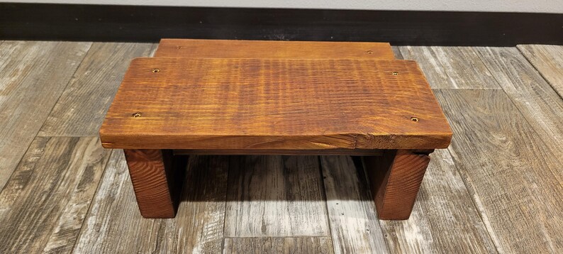 Rustic Wooden 2 Step Step-stool - Etsy