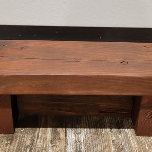 Rustic Wooden Step Stool - Etsy