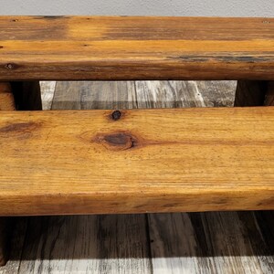 Rustic Wooden 2 Step Step-stool - Etsy