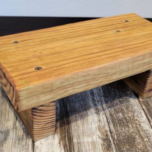 Rustic Wooden 2 Step Step-stool - Etsy