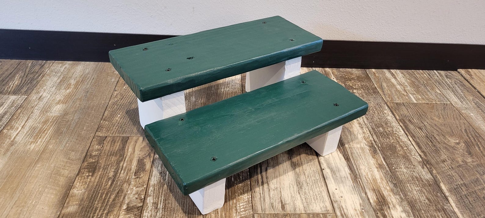 Rustic Wooden 2 Step Step-stool - Etsy