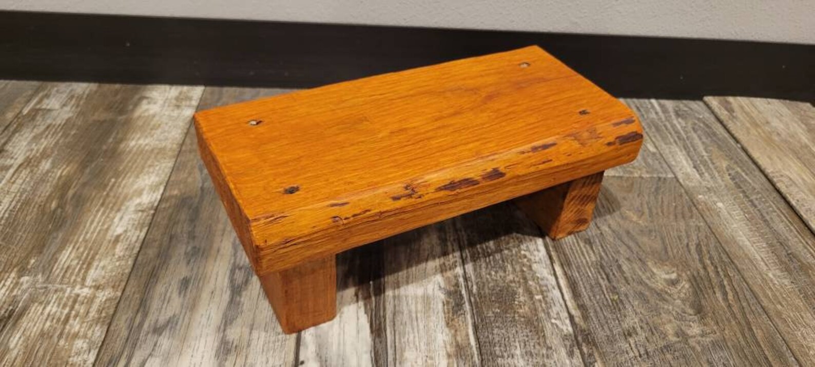 Rustic Wooden Step Stool - Etsy