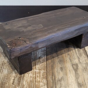 Rustic Wooden Step Stool - Etsy
