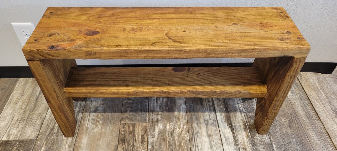 Rustic Wooden Farmhouse Entryway Bench Seat LIMITED TIME LISTING - Etsy