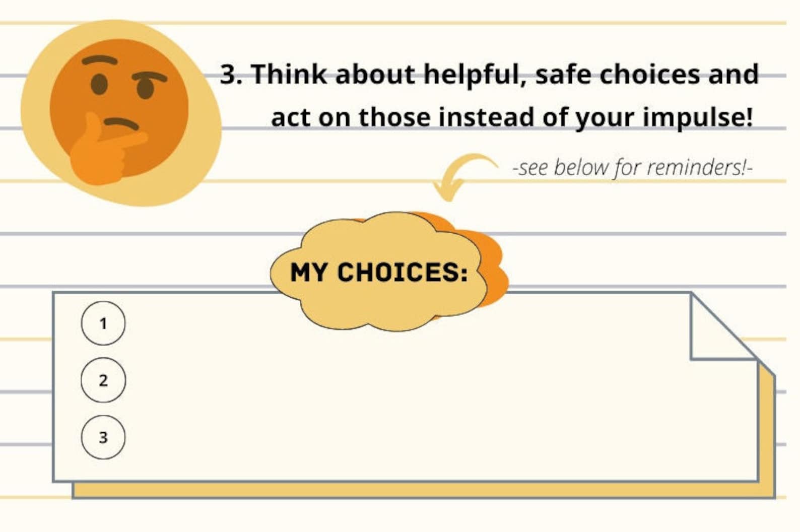 Stop and Think Visual Aid - Etsy