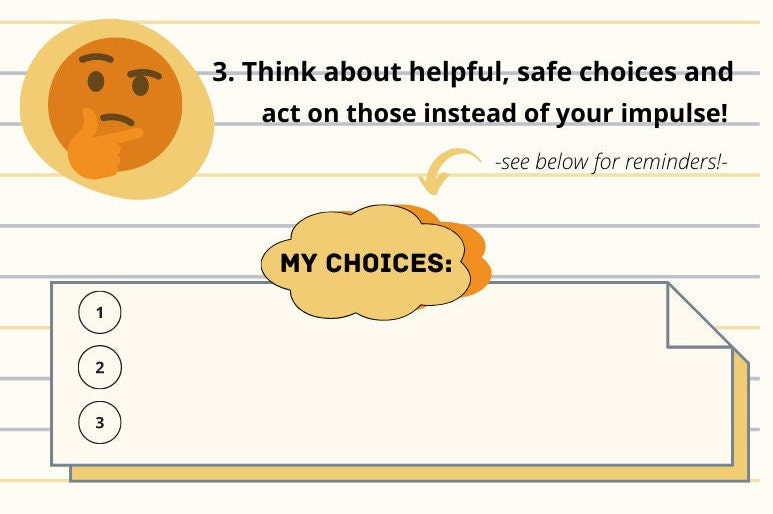 Stop and Think Visual Aid - Etsy