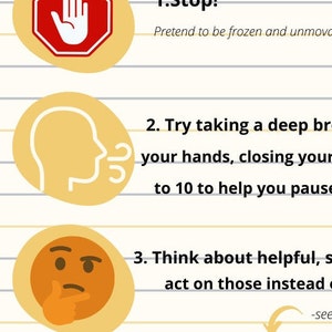 Stop and Think Visual Aid - Etsy