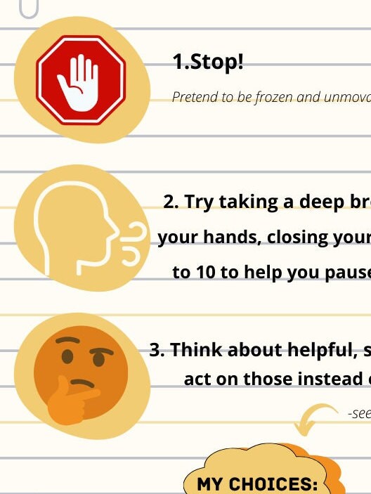 Stop and Think Visual Aid - Etsy