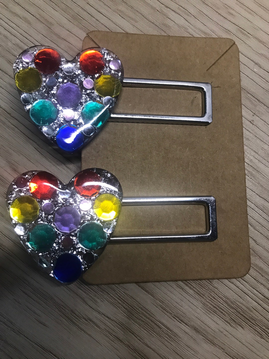 Multi Heart Hair Clip - Etsy