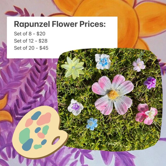 Rapunzel Flower Sets - Etsy
