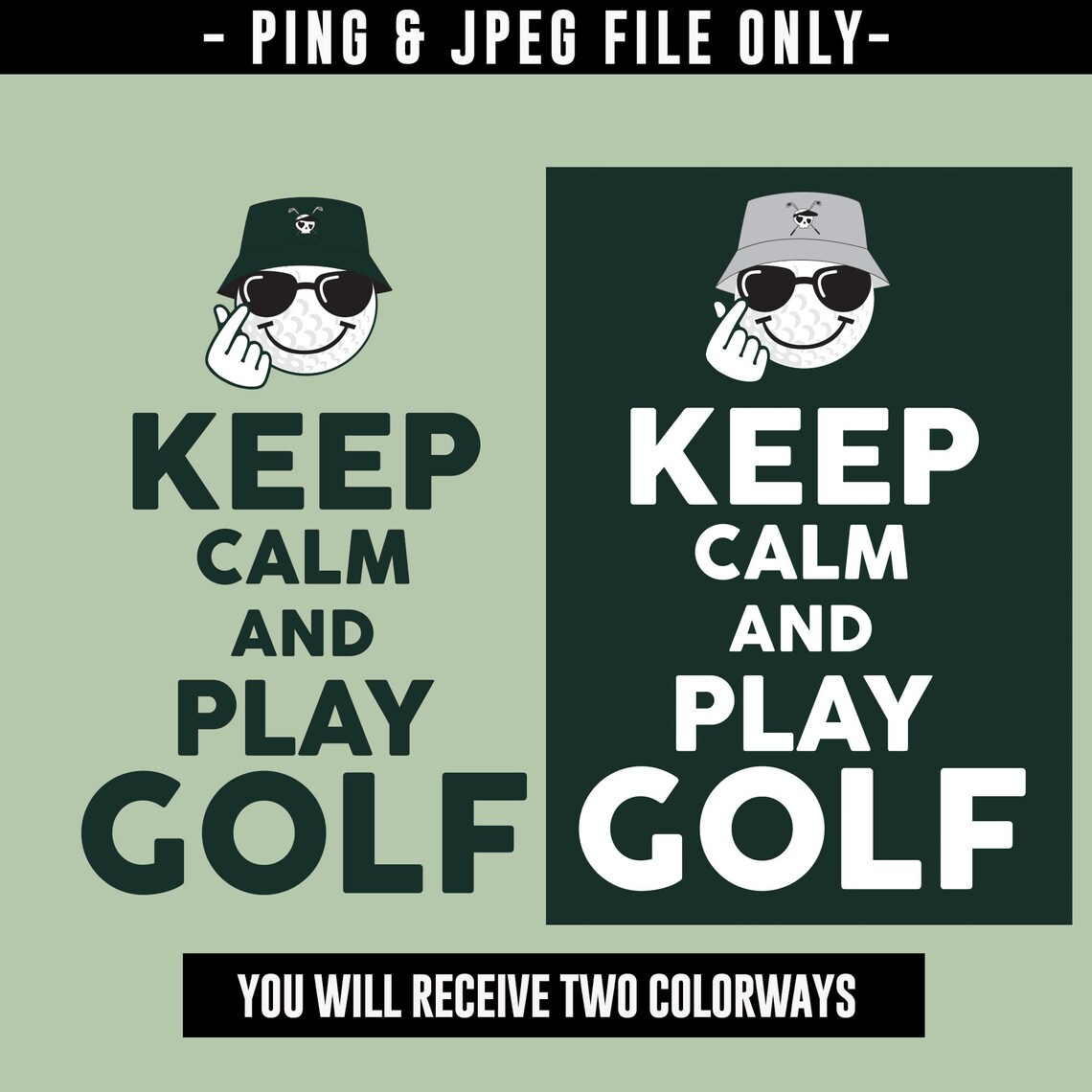 Keep Calm and Play Golf, Golf Saying, SVG, JPEG, Sublimation, Instant ...