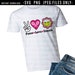 Peace Love Tennis, Png, Jpeg, Svg Love Tennis, Polka Dot Peace Sign ...