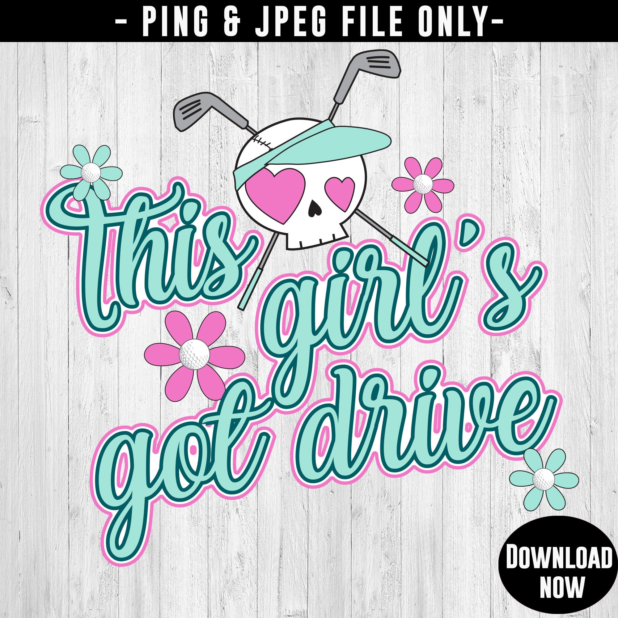 This Girl's Got Drive, Sublimation, SVG, JPEG, Instant Download, Cute ...