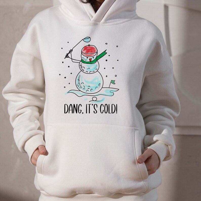 Dang, It's Cold, Christmas, Cute Golf Graphic, Sublimation, PNG, JPEGS ...