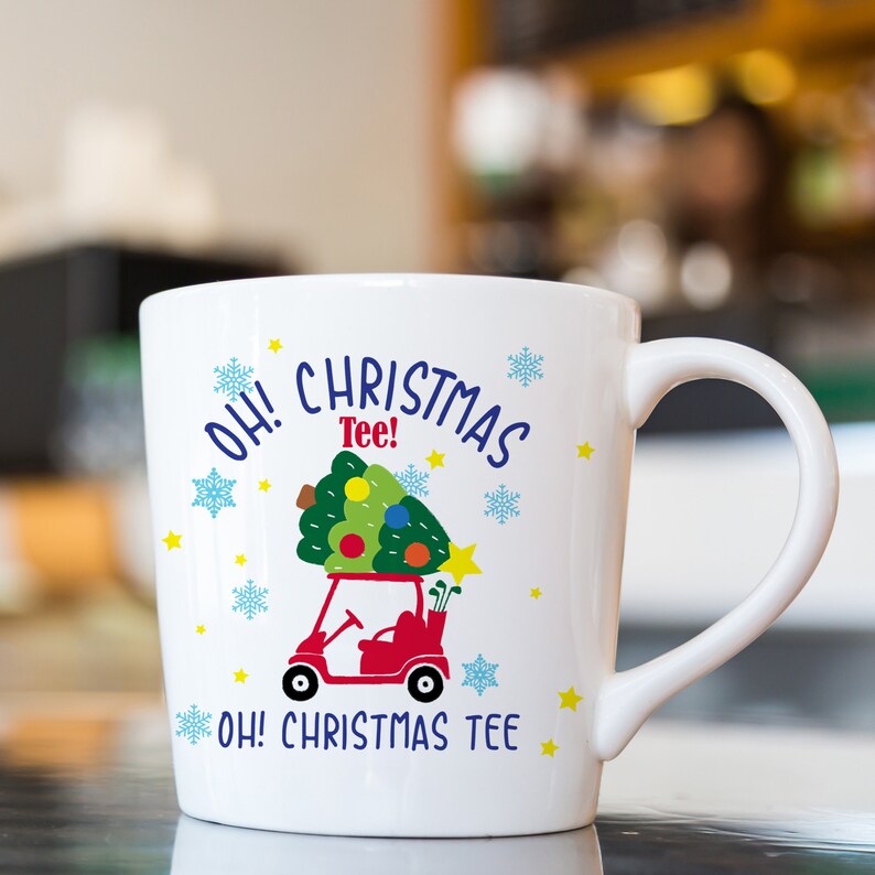 Oh Christmas Tee, Santa, Christmas, Cute Golf Graphic, Sublimation, PNG ...