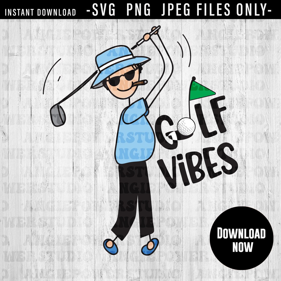 Born to Golf, Golf Vibes, PNG, JPEG, Sublimation, Sofort Download ...