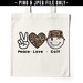 Peace Love Golf, Leopard, Golf Saying, SVG, JPEG, Sublimation, Instant ...