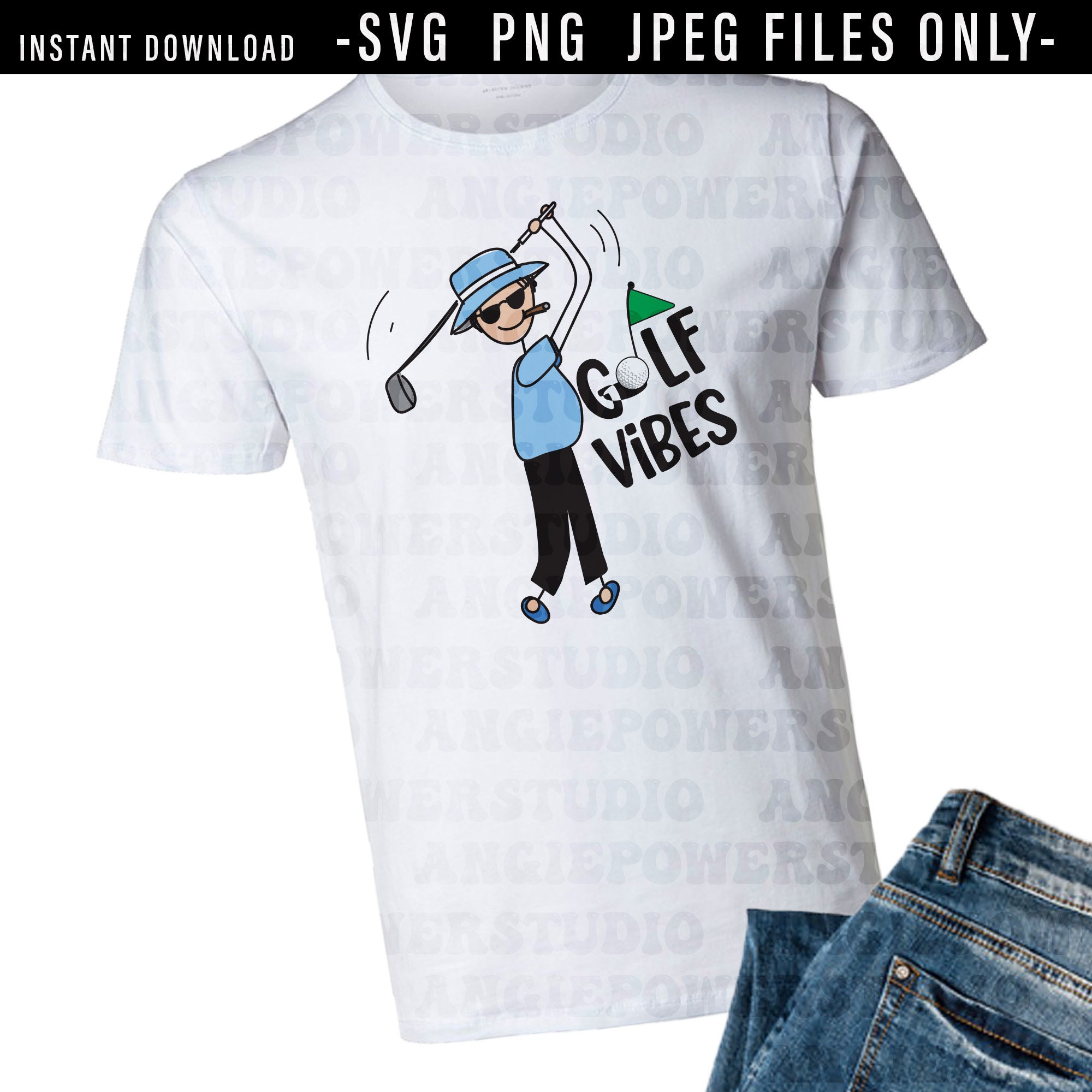 Born to Golf, Golf Vibes, PNG, JPEG, Sublimation, Instant Download ...