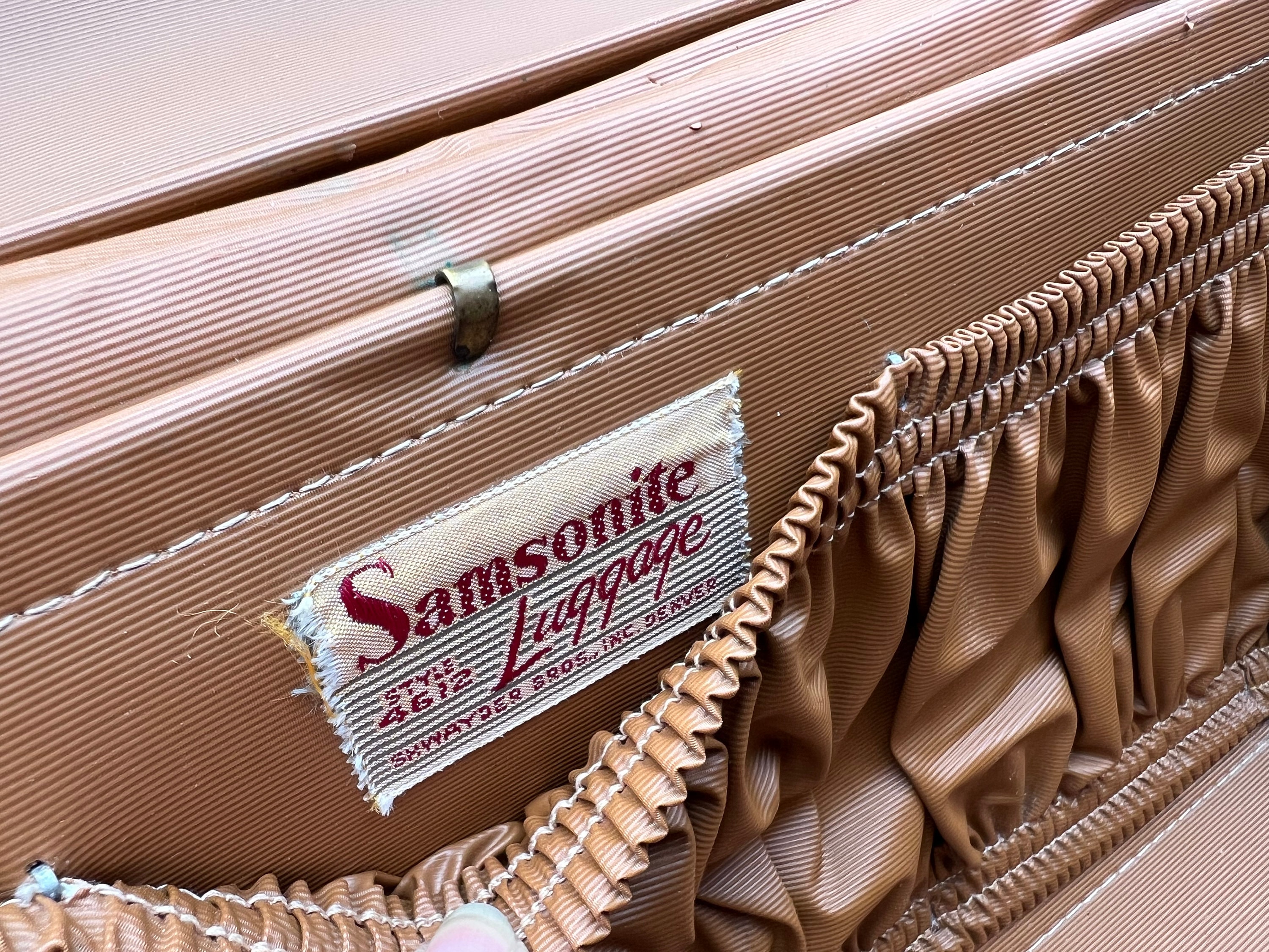 Vintage Samsonite Carry on Luggage Hard Train Case Makeup Case - Etsy