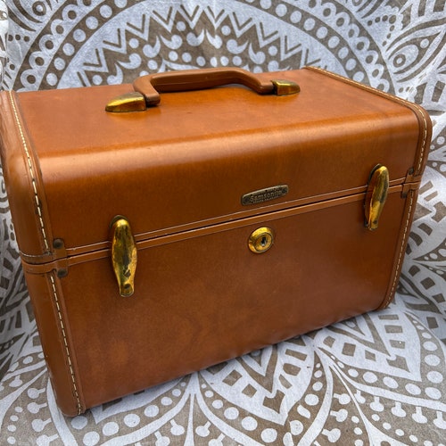 Vintage Samsonite Carry on Luggage Hard Train Case Makeup Case - Etsy
