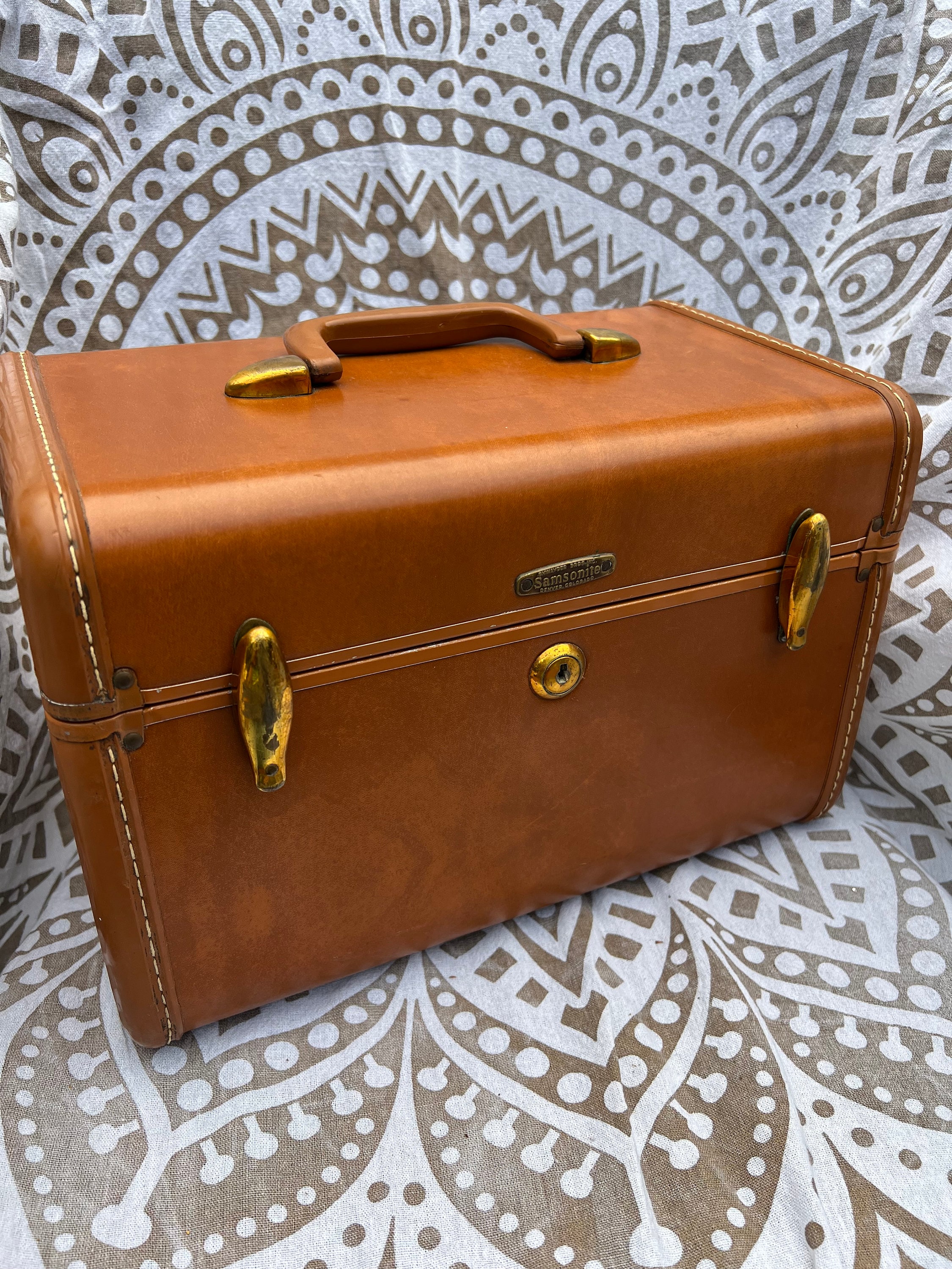 Vintage Samsonite Carry on Luggage Hard Train Case Makeup Case - Etsy