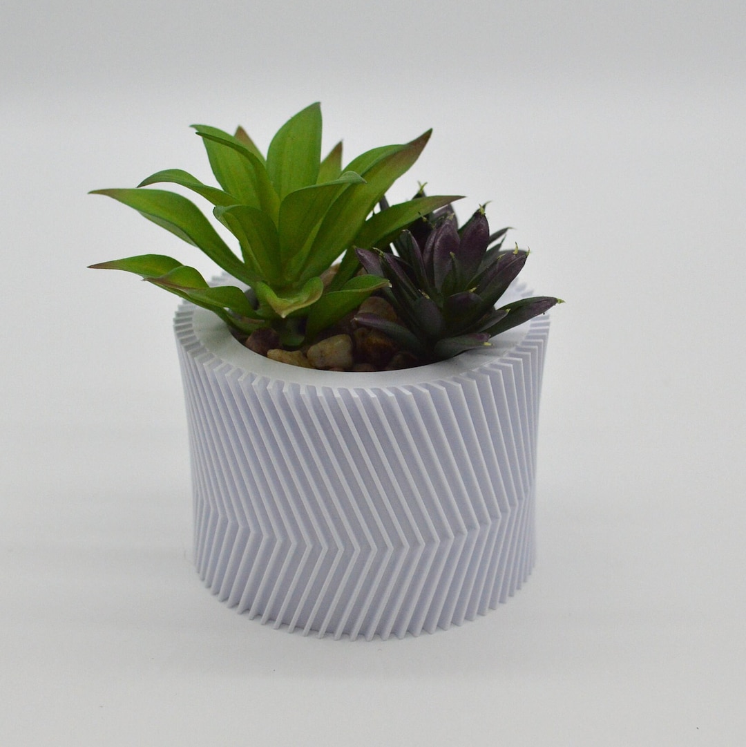 Groovy Pot 3D Printed Flower Pot - Etsy