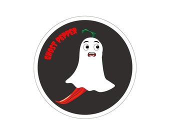 Ghost Pepper Labels - Etsy