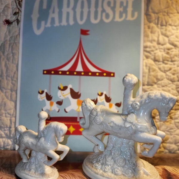 Ceramic Carousel Horse - Etsy