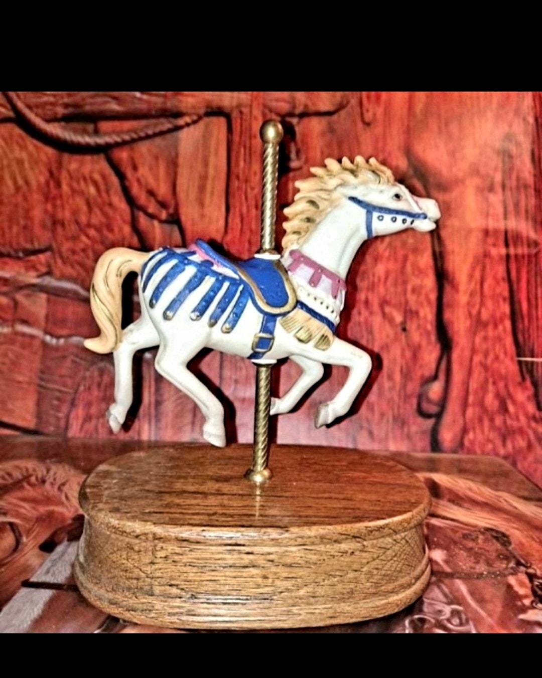 Musical Carousel Horse - Etsy