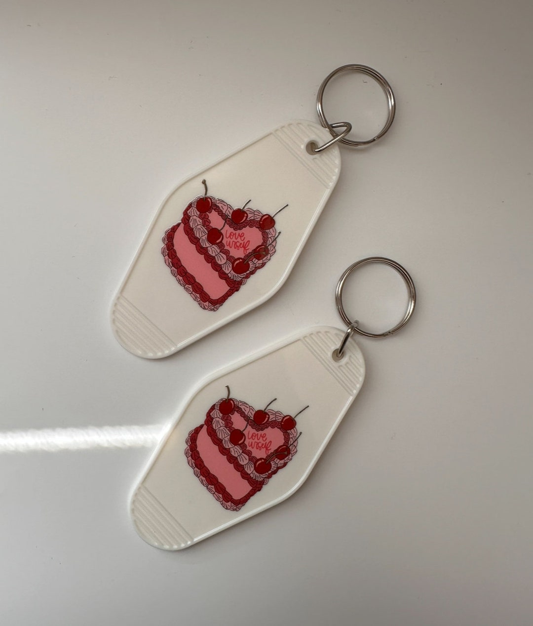 Trendy Keychains, Motel Keychains for Car Keys, Uv Dtf Designed ...