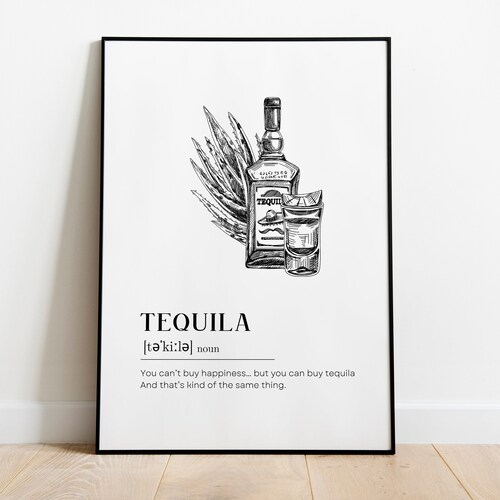Mexican Tequila Printable Wall Art Design poster Print Decor - Etsy