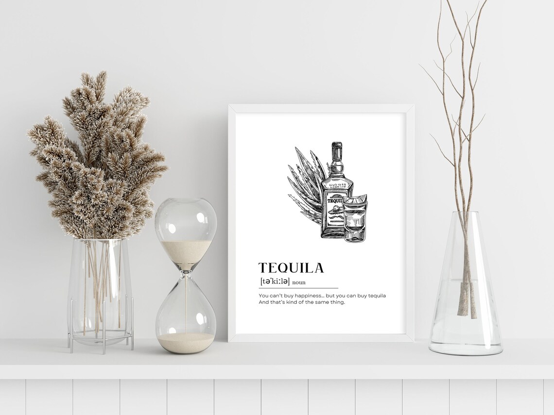 Mexican Tequila Printable Wall Art Design ,poster Print Decor for Home ...
