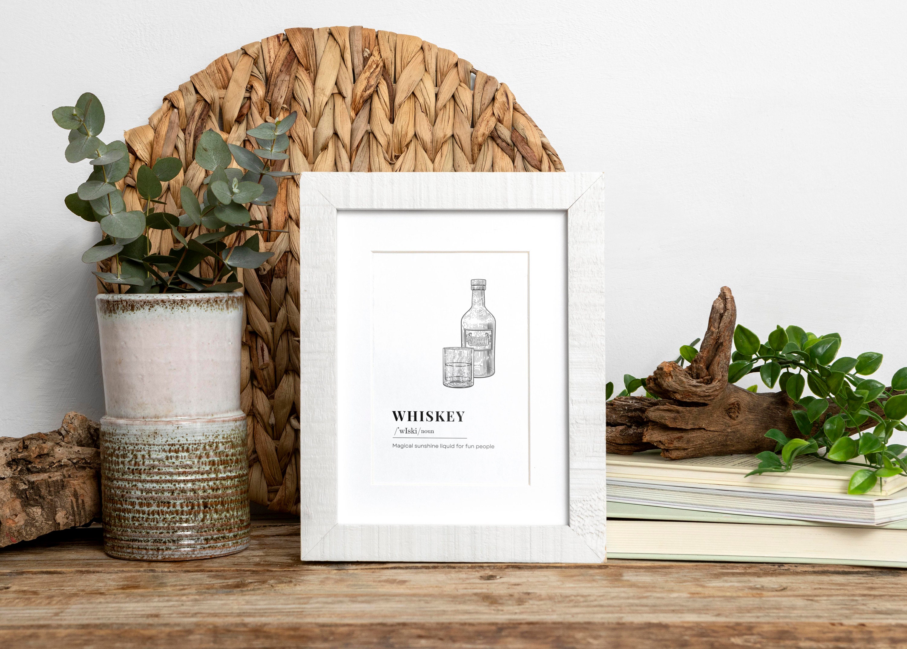 Whiskey Definition Print ,whiskey Line Art, Whiskey Lover Gift ,bar ...