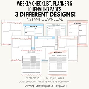 Printable Pages for Students Planner Checklist Pages for School, Home ...