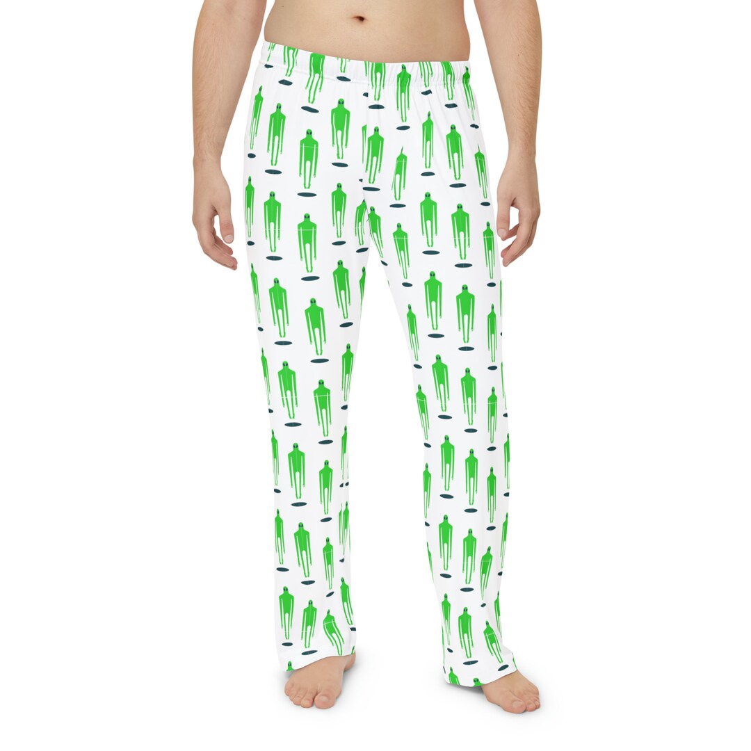Little Green Men Alien Pajama Pants AOP - Etsy