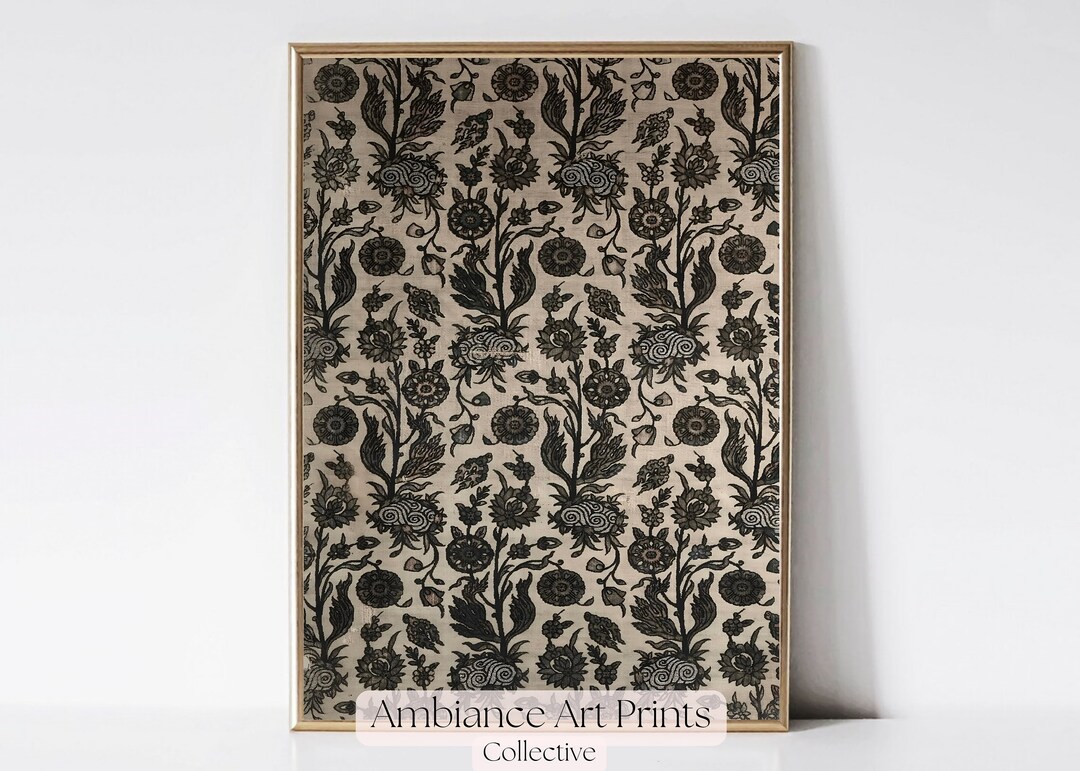 Printed and Shipped Tapestry Art Print Botanical Toile Tapestry Art ...