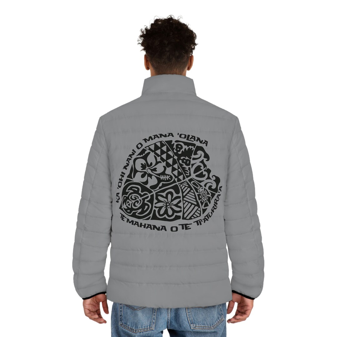 Kaohi Nani Men's Puffer Jacket AOP - Etsy