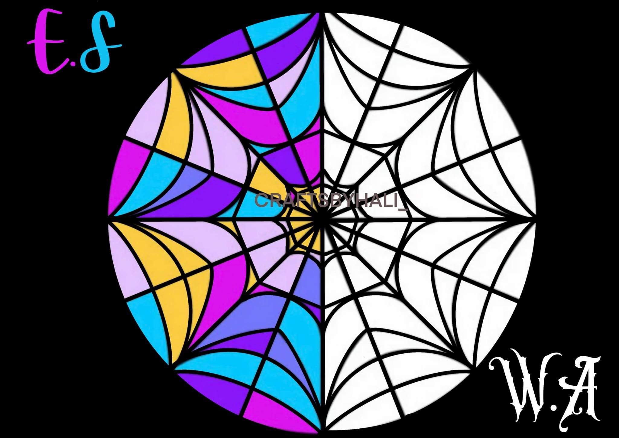 Wednesday and Enid Window Print - Etsy