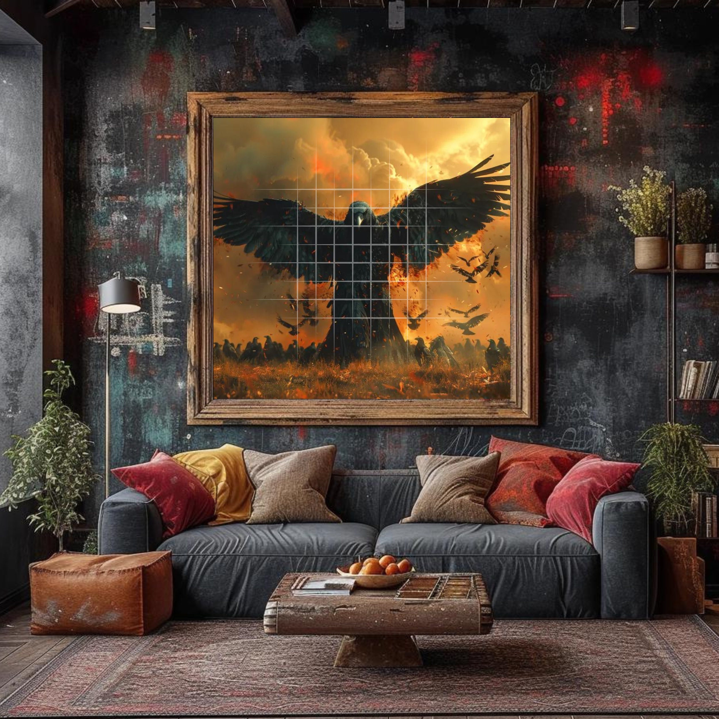 A Fine Art Print "raven King" Printable Wall Art, Digital Art, Fantasy ...