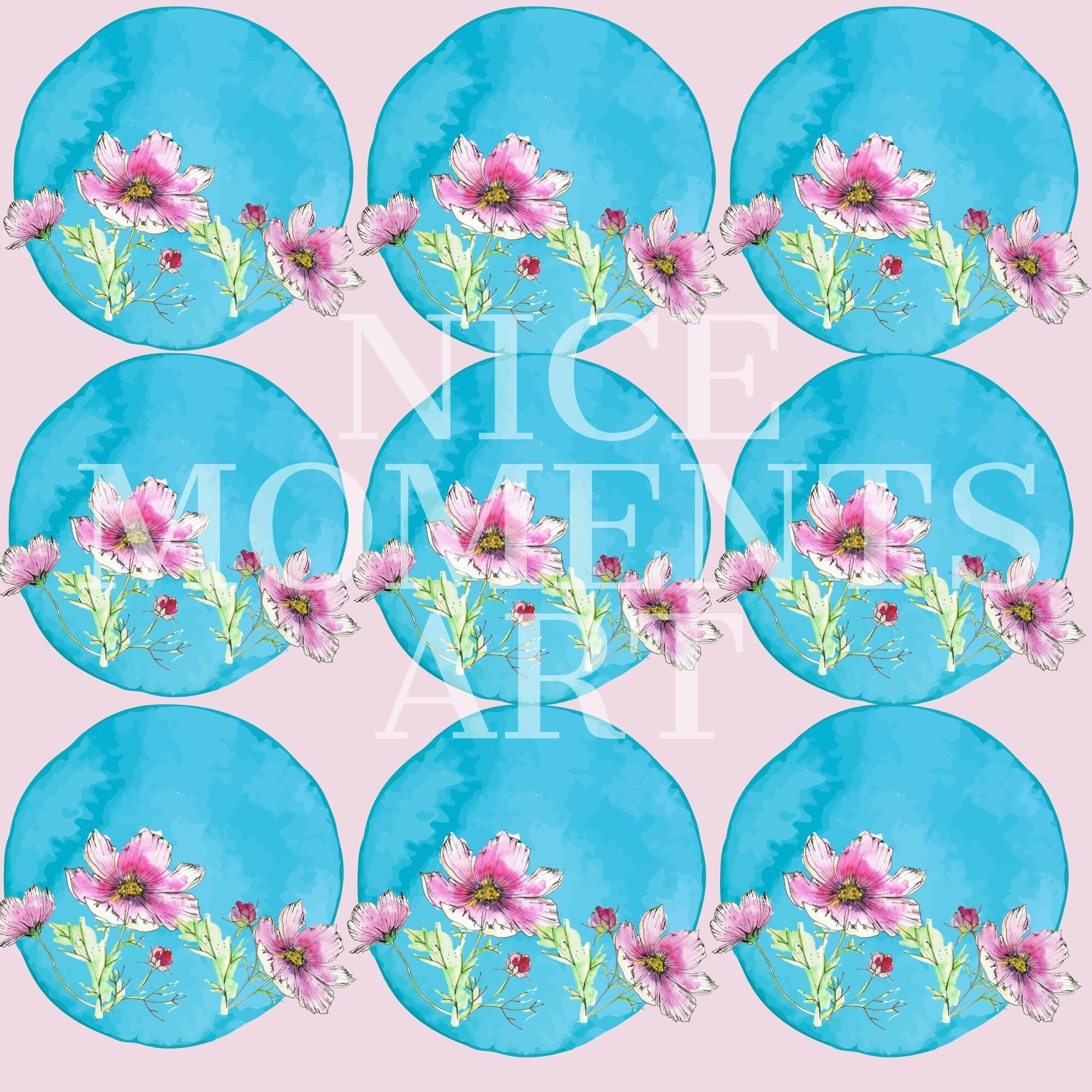 Floral Patterns Digital Paper - SEAMLESS - Watercolor Flower Patterns ...