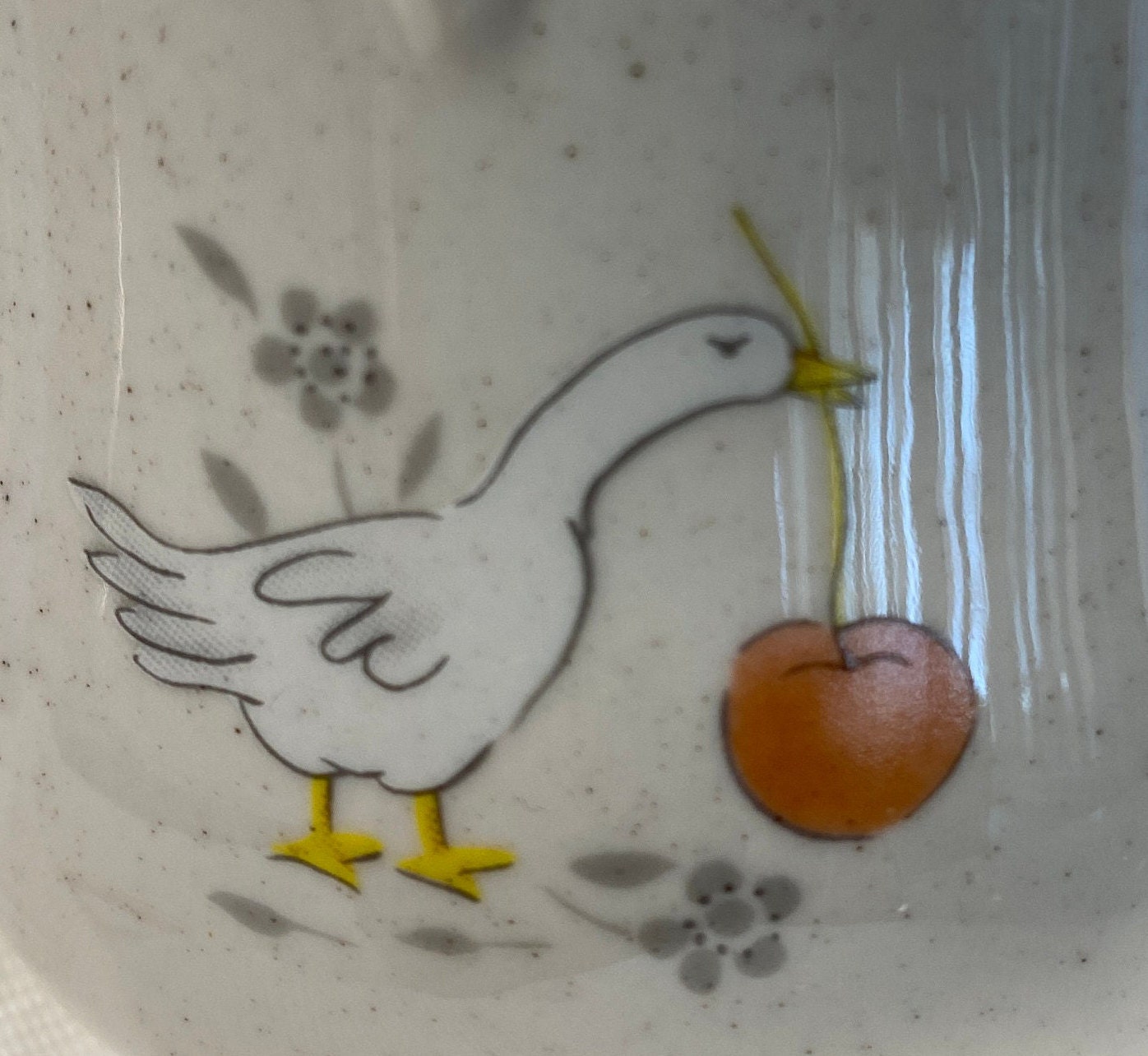 Butter Dish - Marmalade Goose
