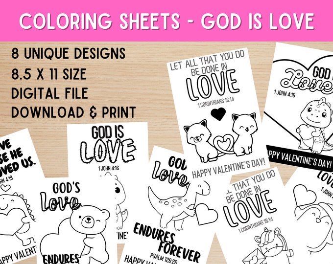 30 Bible Verse Valentine Cards, Printable Christian Bible Verse ...