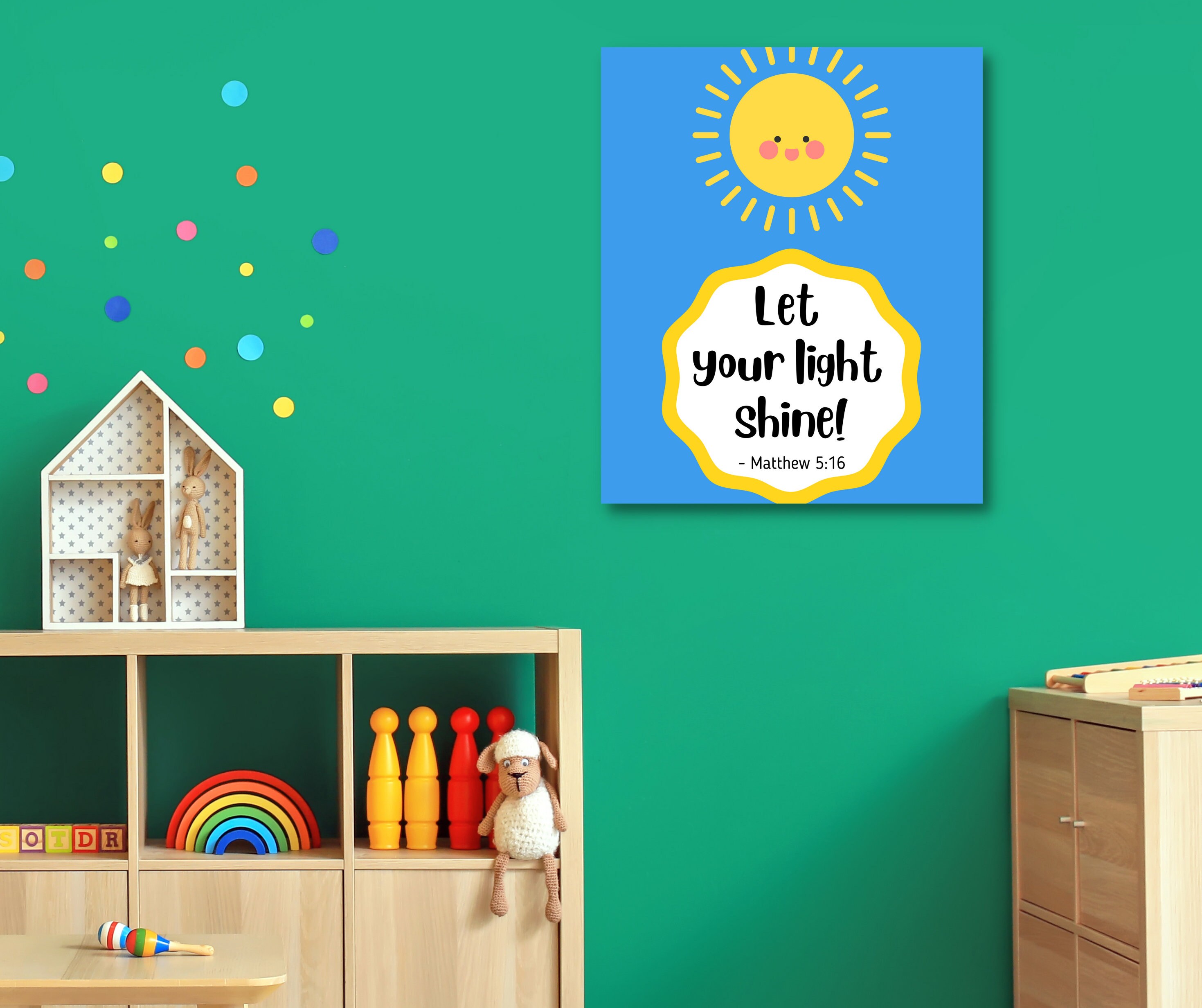 Classroom Posters - Bible Verses / Bright Design - Etsy