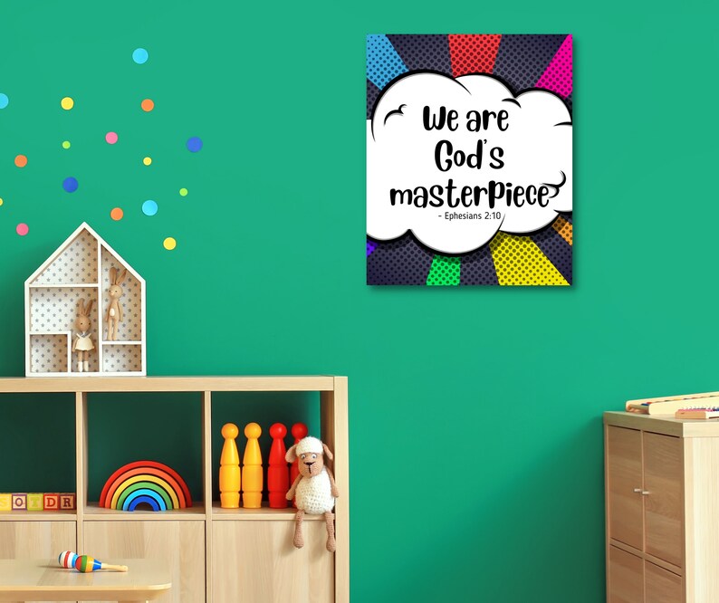 Classroom Posters - Bible Verses / Comics Design - Etsy